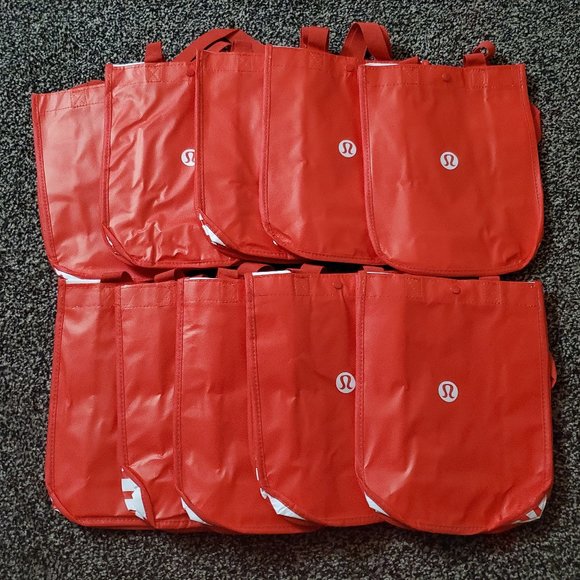 lululemon athletica | Bags | X Lululemon Tote Bags Red | Poshmark